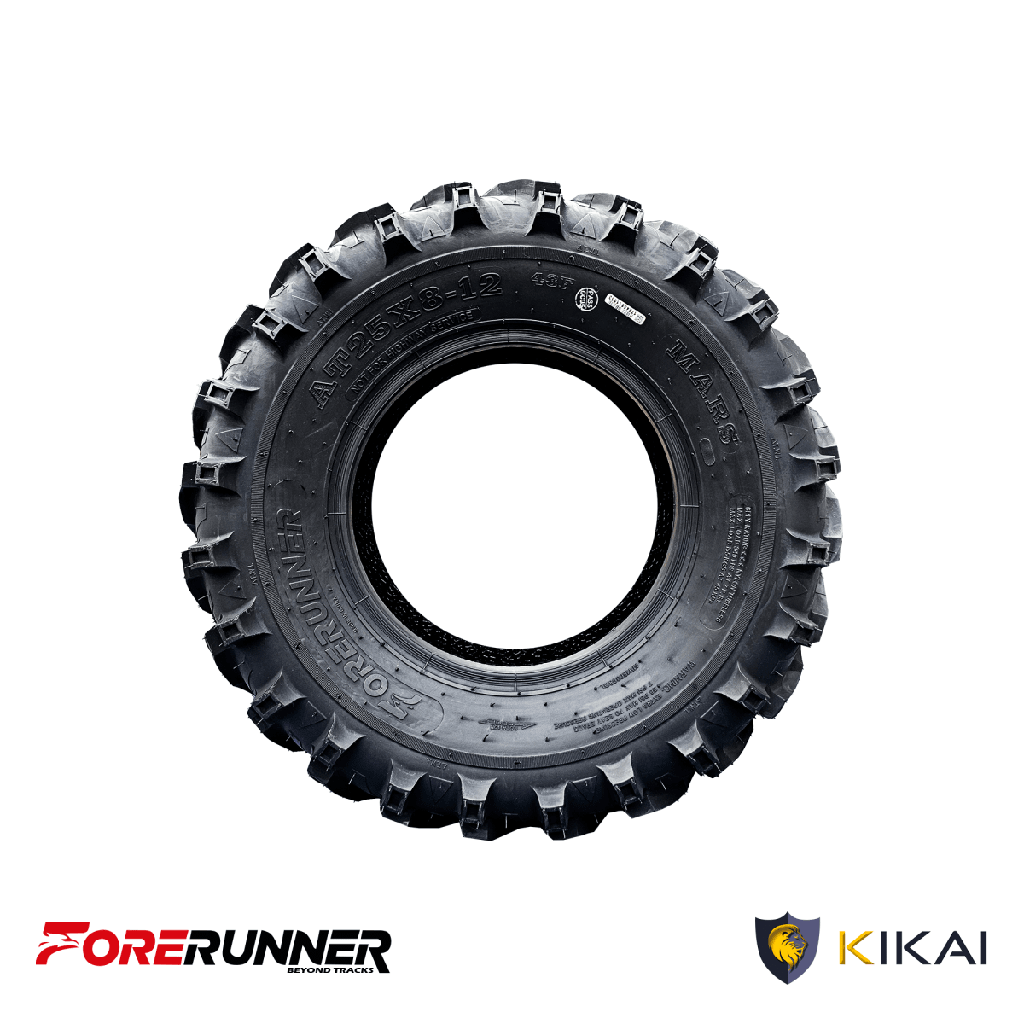 LLANTA DE CUATRIMOTO - ATV DEL. FORERUNNER MARS-B AT25X8-12 6PR 43F TL KIKAI-70040 | KIKAI & SABISU